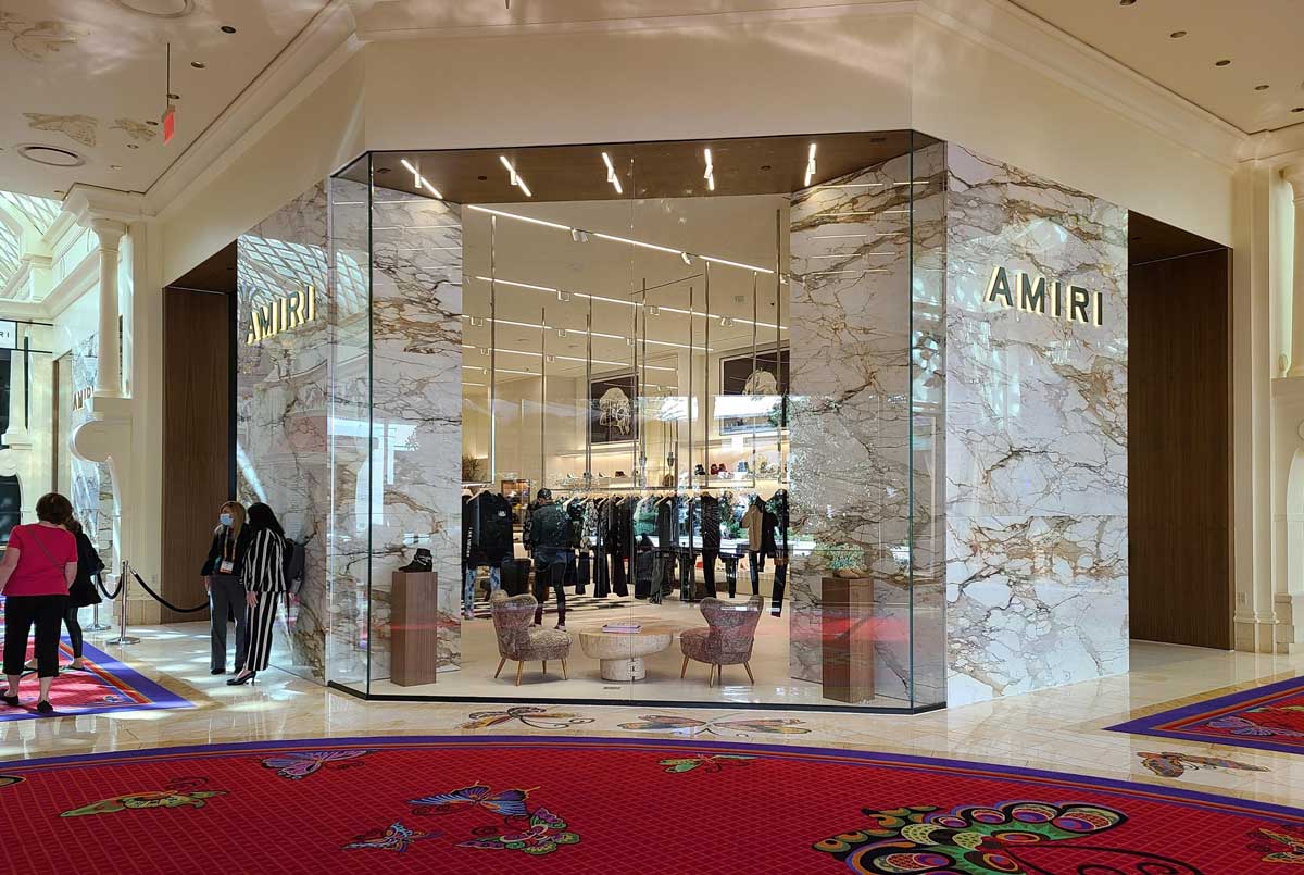 Luxury brand Amiri opens Las Vegas store at Wynn Encore Resort