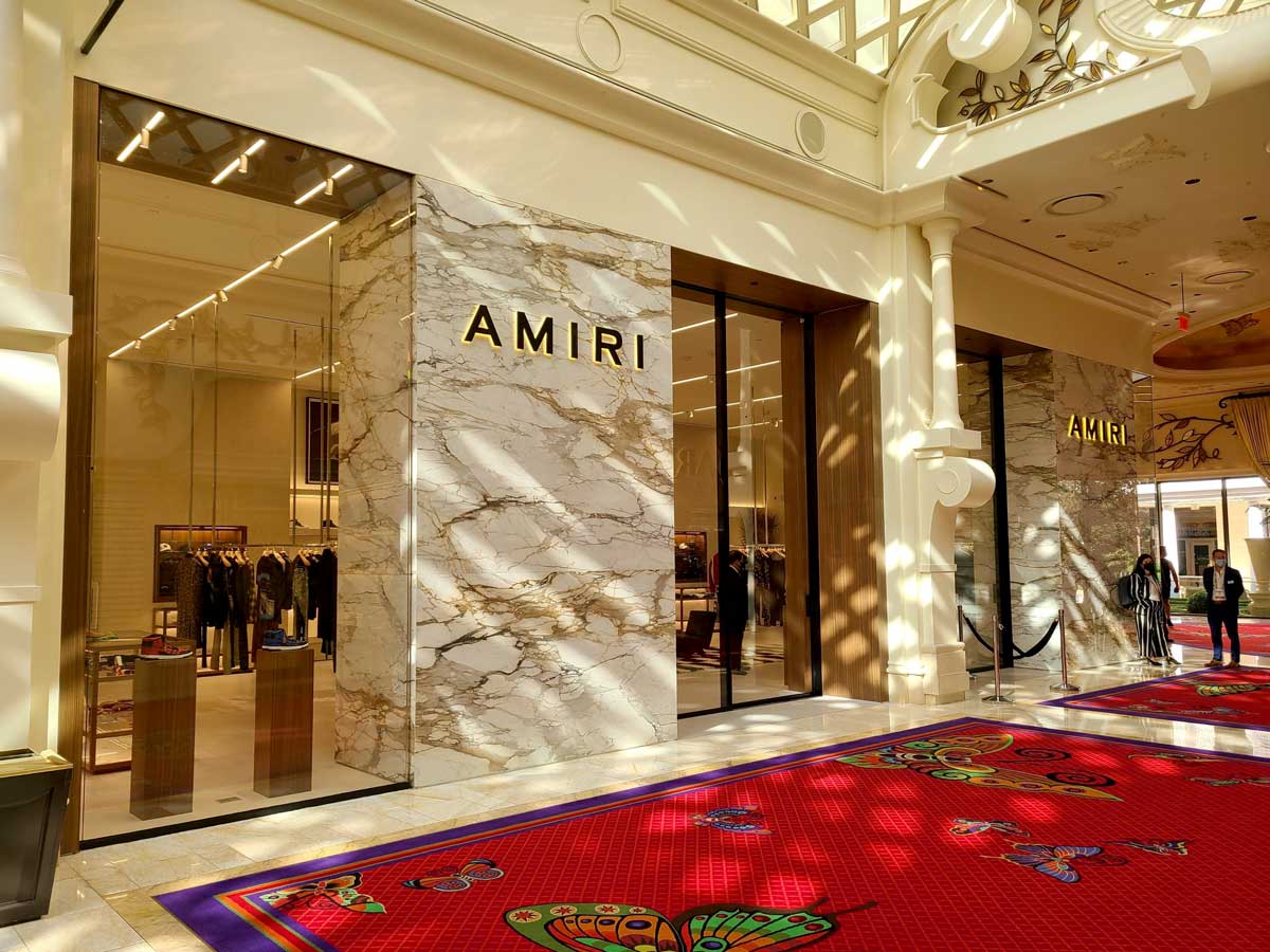 Luxury brand Amiri opens Las Vegas store at Wynn Encore Resort